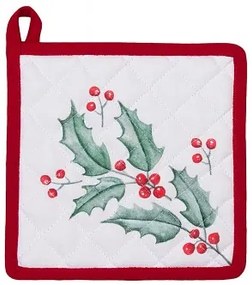 Podložka pod hrnec nebo chňapka HOLLY CHRISTMAS 20*20 cm