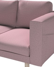 Potah na pohovku IKEA Norsborg 3-místná barva růžová látka pletený vzor