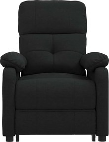 Elektrické masážní křeslo černé textil 3073814