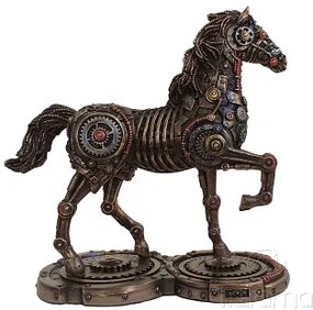 Steampunková socha Italfama Mechanical horse
