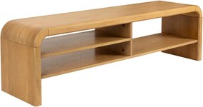 TV stolek v dekoru dubu v přírodní barvě 160x45x40 cm Brave – Zuiver
