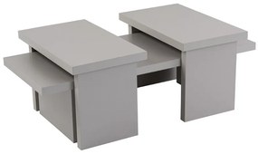 Designový konferenční stolek Xanthe 110 cm šedý