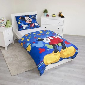 JERRY FABRICS Povlečení Mickey 3 Polyester 140/200, 70/90 cm