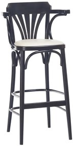 Barové židle a stoličky v dekoru buku s polstrem z kůže | BIANO