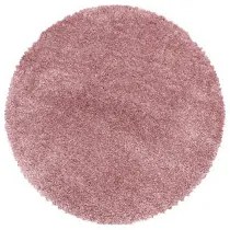 Ayyildiz koberce Kusový koberec Fluffy Shaggy 3500 rose kruh - 200x200 (průměr) kruh cm