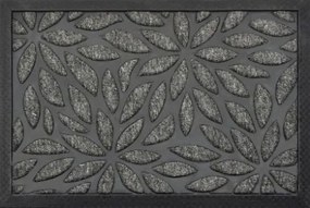 Obdélníková rohožka PLANTS 40x60 cm šedá