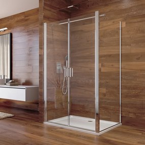 Mereo Lima sprchový kout obdélník 100x90x190 cm sklo Čiré ALU chrom CK87543K