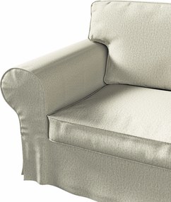 Potah na pohovku IKEA Ektorp 2-místná s lenoškou barva béžová látka pletený vzor
