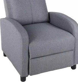 LuxuryForm DESIGN Televizní křeslo RUFO s polohováním - šedé