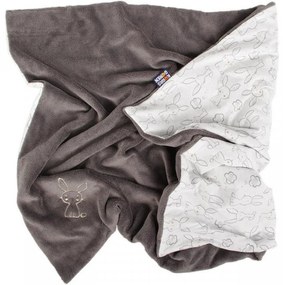 Kaarsgaren Dětská deka Wellsoft bavlna 100 x 70 cm Mentolová/lístek