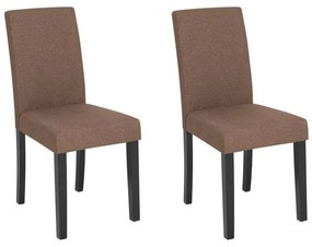 Set 2 ks. jídelních židlí BORWAY (hnědá). 1023014