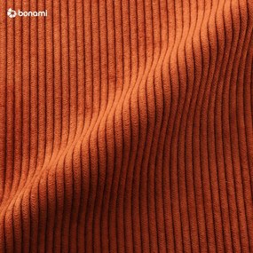 Oranžová manšestrová pohovka 202 cm Sting - Scandic