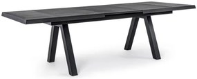 BIZZOTTO Rozkládací zahradní stůl KRION 205-265x103 cm antracit 0663030