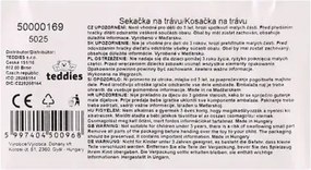 TEDDIES Sekačka na trávu / plast / 62 cm / od 3 let
