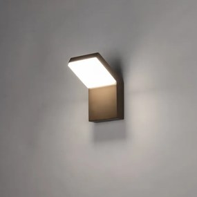 Nástěnné venkovní LED svítidlo Malaga Brown