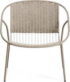 Taupe zahradní křeslo Atrani – Kave Home