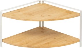 Rohová polička na kuchyňskou linku ORDERA, 29,7 x 29,7 x 20,5 cm, bílá