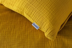 Celoroční mušelínové povlečení Honey - GOTS Velikost: 140 x 200 + 70 x 90