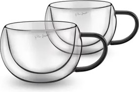 Lamart Vaso Sada sklenic Cappucino 2ks 270ml černá / sklo