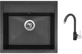 Set Sinks SOLO 560 Granblack + baterie Sinks MIX 35 Granblack