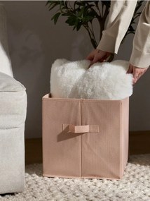Sinsay - Skládací úložné koše s úchyty sada 2 ks - růžová