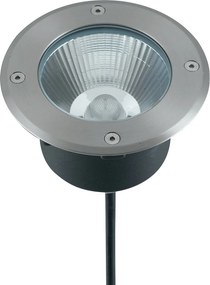 FAN LED-WALK-R14C Pochozí venkovní svítidlo LED WALK nikl INOX 12 W 1400 lm 3000 K IP67 14x9,15 cm - FANEUROPE