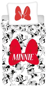 Bavlněné povlečení Minnie Red Bow