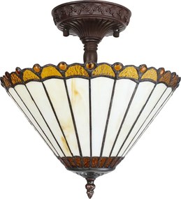 Stropní svítidlo lampa Tiffany Elegant - Ø 29*30 cm E14/max 2*25W