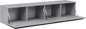 TV stolek 1,75 šedý lávový lesk Legs Box
