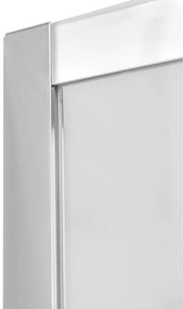 Besco Čtvrtkruhový sprchový kout MODERN HR 80x80 (90x90), výška 185 cm Rozměry (cm): 80x80, Barva profilů a typ výplně: profily: chrom, výplň: transparent