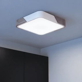 Brilagi - LED Stmívat. svítidlo PILANA LED/48W/230V dub/bílá 42x42 cm + DO
