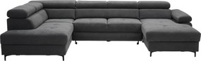 XXXLutz SEDACÍ SOUPRAVA, textil, barvy grafitu Stylife - Sedací soupravy - 000812012701