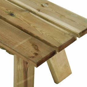 Zahradní lavice 220 cm impregnované masivní borové dřevo 318175