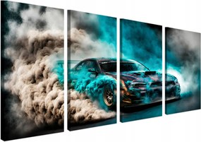 Moderní obrazy do obývacího pokoje Velký obraz Drift Dekorace na zeď 80x160