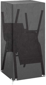 Plachta na zahradní židle s 8 očky 75 x 70 x 140 cm polyethylen 319337