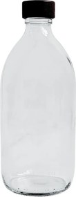 Dávkovač mýdla STELLA 540 ml s uzávěrem tmavé dřevo
