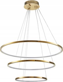 Závěsná lampa Circle Slim 40+60+80 Led zlatá 40 cm 60 cm 80 cm