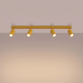 Sollux Lighting Stropní svítidlo RING 4L žluté