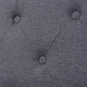Trojmístná sedačka Sutton - textilní čalounění | šedá