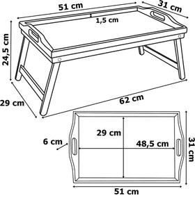 Podnos AURELIA bambusový