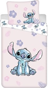 Jerry Fabrics Povlečení Lilo a Stitch Pink - Lilo a Stitch - růžová | 140 x 200 cm / 70 x 90 cm
