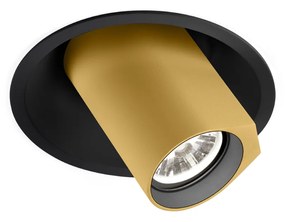 WEVER & DUCRÉ BLIEK ROUND 1.0 LED Barva: Černá + Zlatá, Teplota chromatičnosti: 1800 K - 2850 K