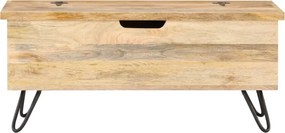 vidaXL Úložná truhla 90 x 40 x 45 cm masivní mangovníkové dřevo [289635]