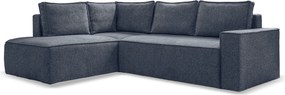 XXXLutz ROHOVÁ SEDAČKA, textil, tmavě modrá MID.YOU - Sedací soupravy - 001454003615