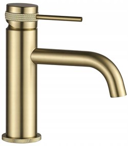 Rea Lungo Grip, umyvadlová baterie h-165, zlatá matná, REA-B6950
