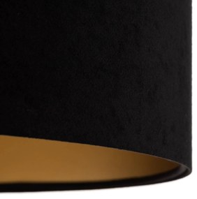 Závěsné svítidlo Salina, černá/zlatá, Ø 50 cm