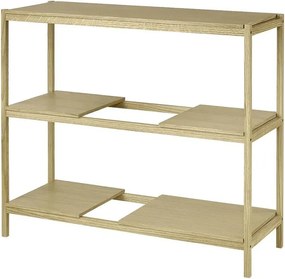 Regál v dekoru dubu v přírodní barvě 105x92x40 cm Sukoya – Blomus