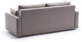 Designová rozkládací sedačka Sanjay 215 cm krémová