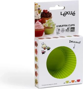 Silikonové formy na muffiny v sadě 12 ks ø 7 cm – Lékué