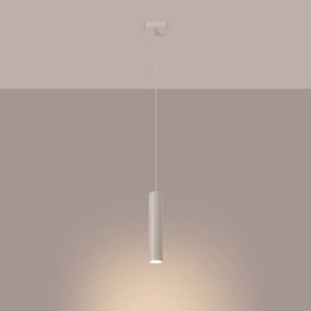 Sollux Lighting Závěsná lampa LAGOS 1 béžová